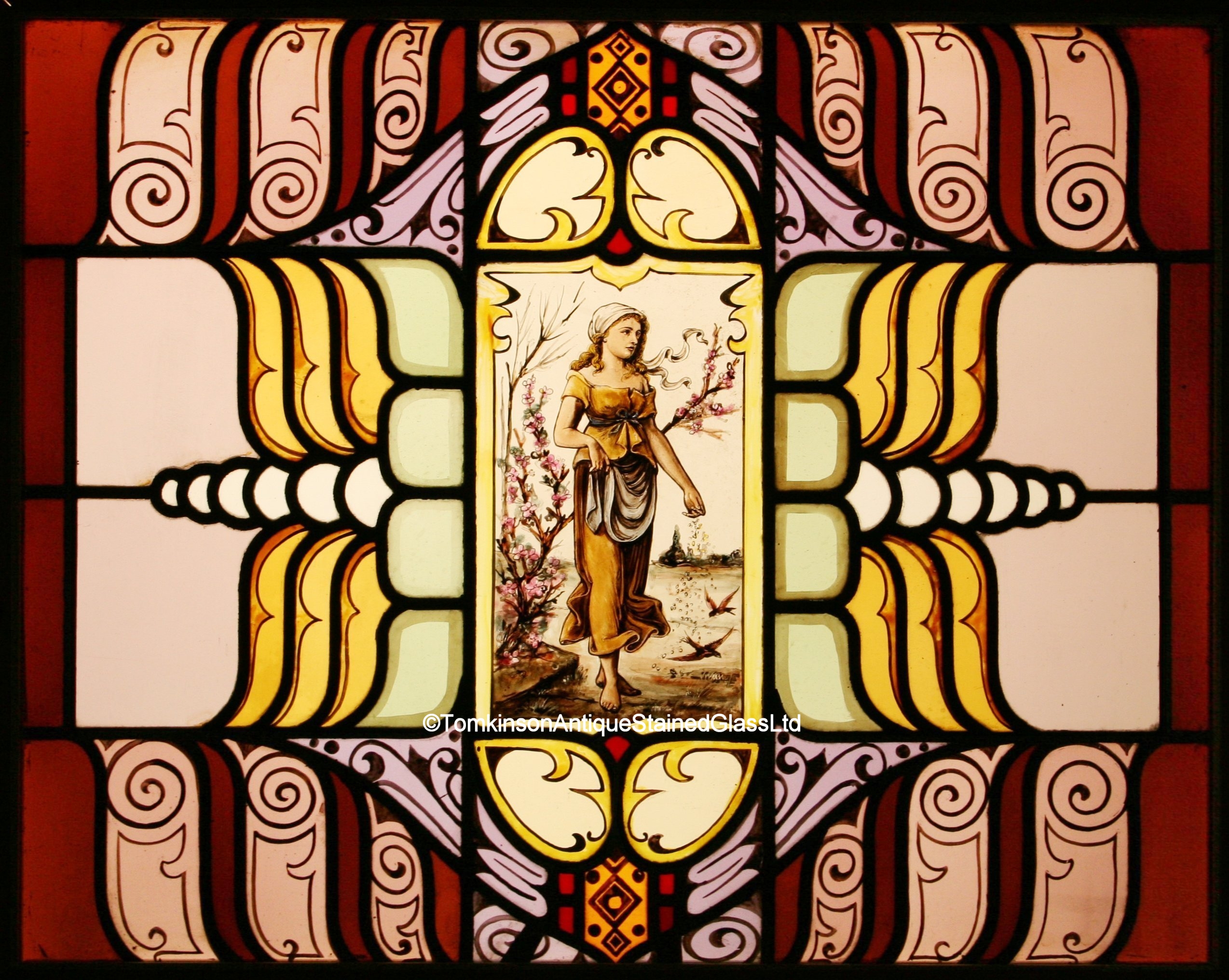 antique stained glass - Tomkinson Stained Glass