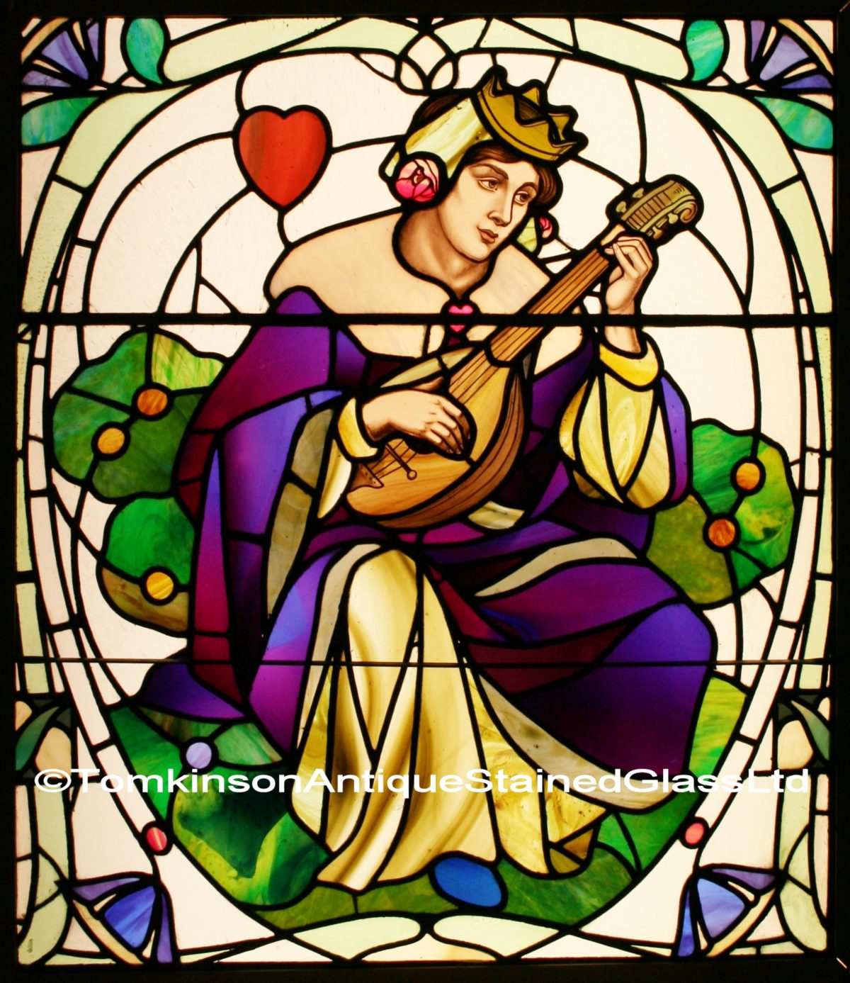 hand painted stained glass 1 - Tomkinson Stained Glass