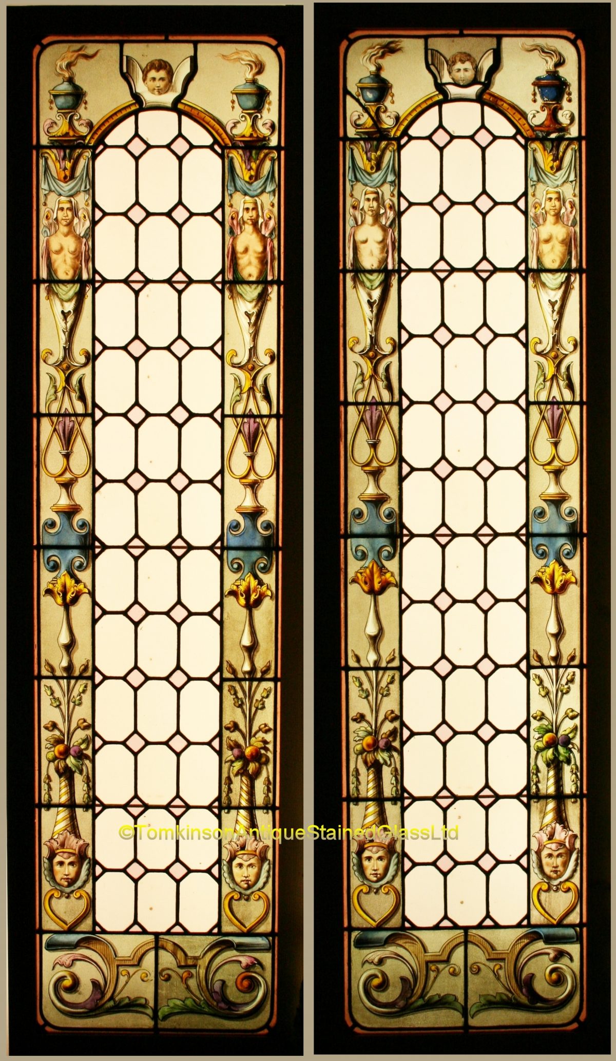 French Château Windows - Tomkinson Stained Glass