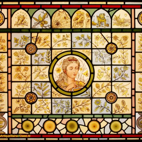 Ref: Vic611 - Victorian Stained Glass Window - Arts & Crafts Pre ...
